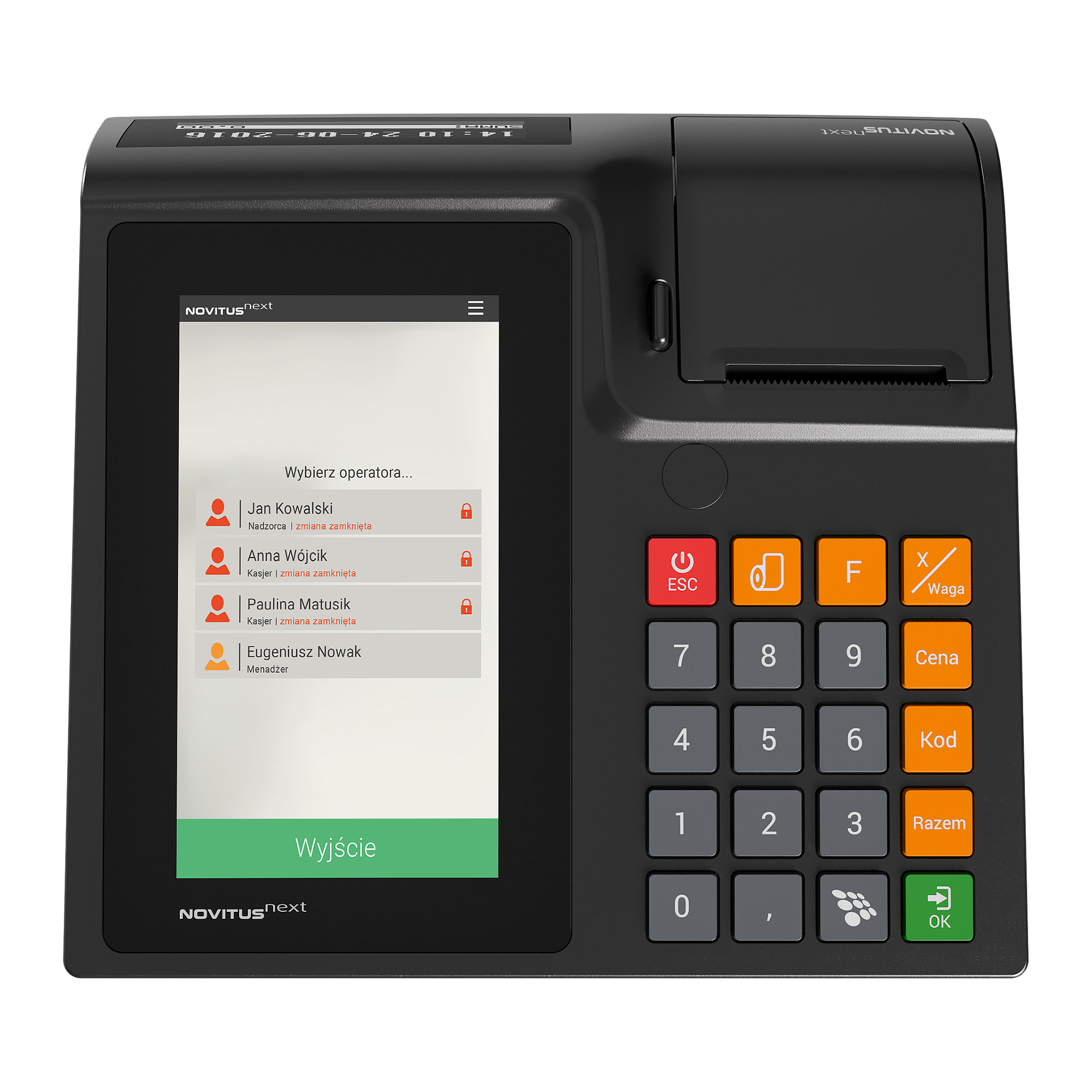 Kasy fiskalne dotykowe, kasy online z terminalem sprzedaż Kraków - Ellbis